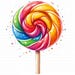 Lollipop Clipart | 5 High Quality Jpg's | Digital Download | Candy ...