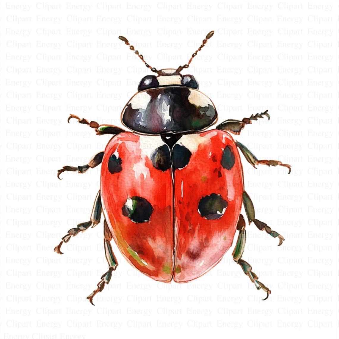 Ladybugs Clipart | 5 High Quality Jpg's | Digital Download | Insect Art ...