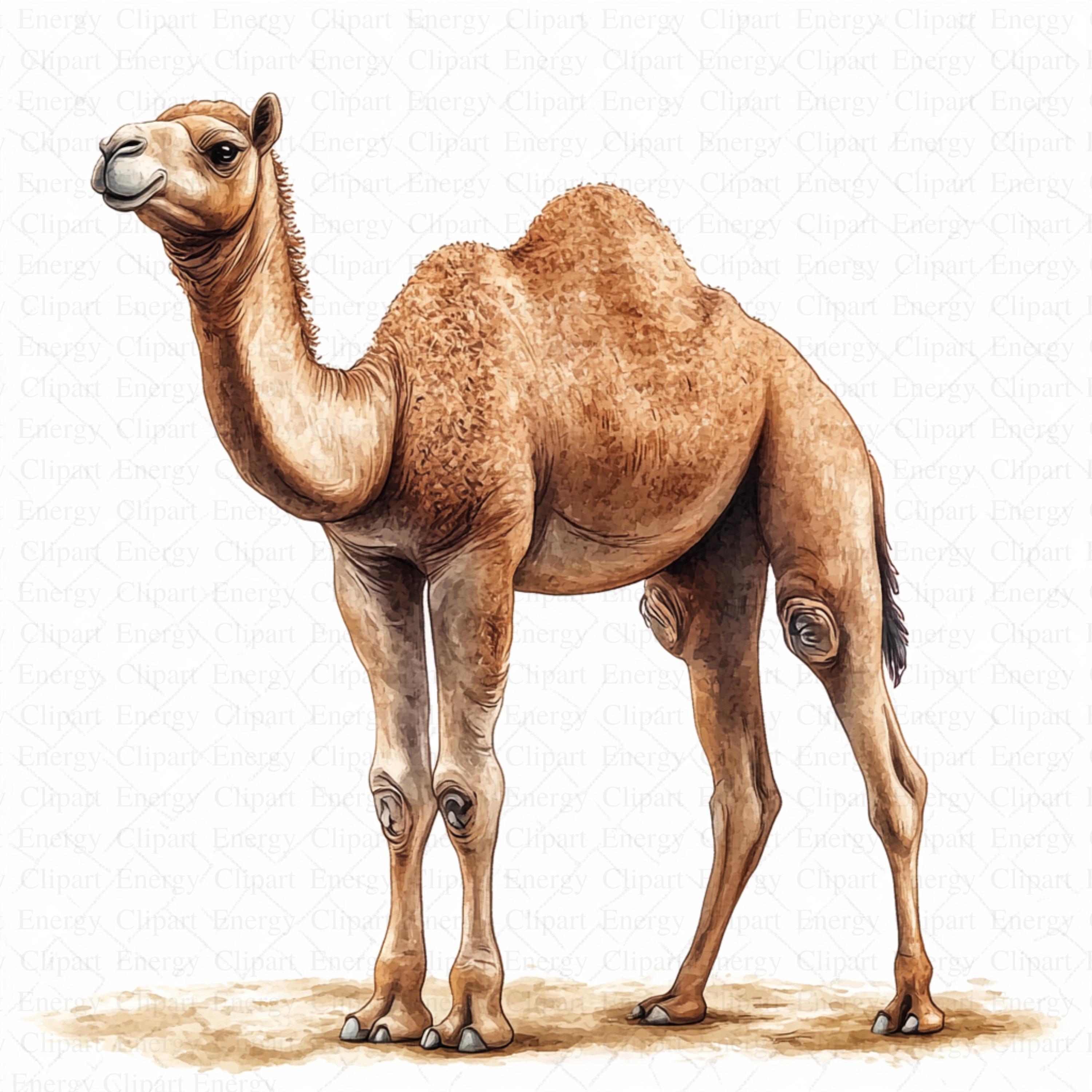 Watercolor Camel Clipart | 5 High Quality Jpg's | Digital Download ...