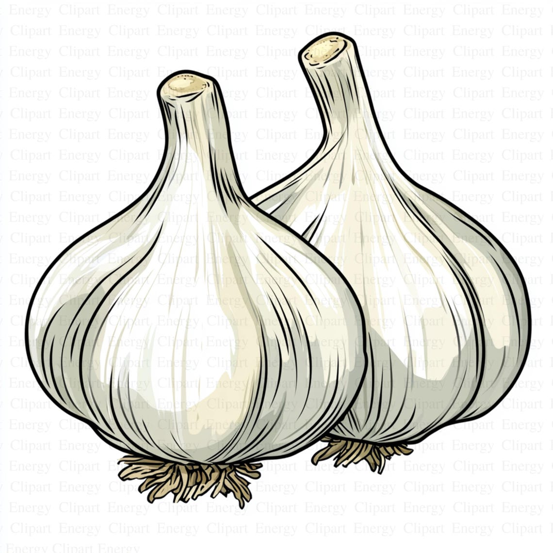 Watercolor Garlic Clipart | 5 High Quality Jpg's | Digital Download ...