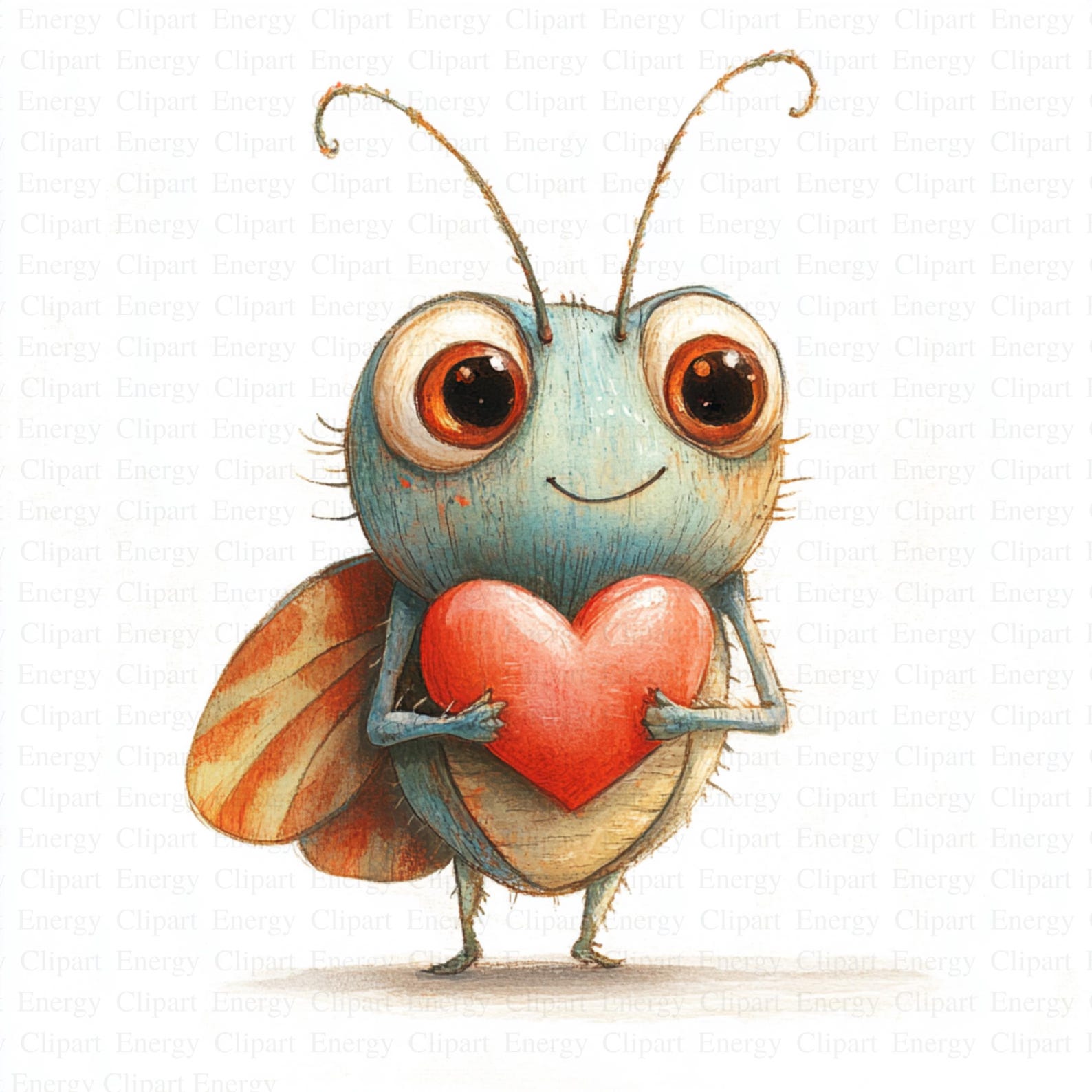 Cute Love Bug | 5 High Quality Jpg's | Digital Download | Valentine ...