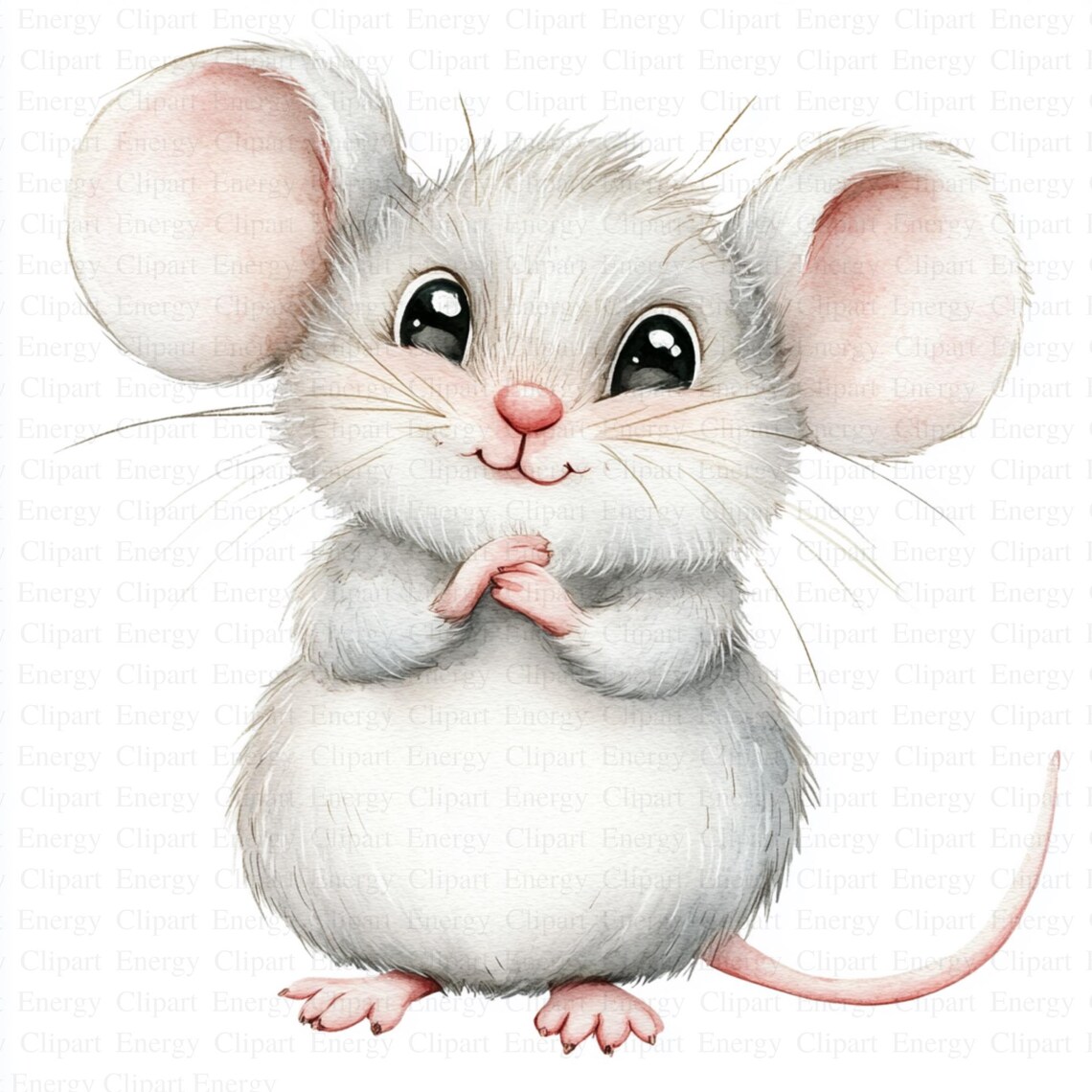 Cute Mouse Clipart | 5 High Quality Jpg's | Digital Download | Mouse ...