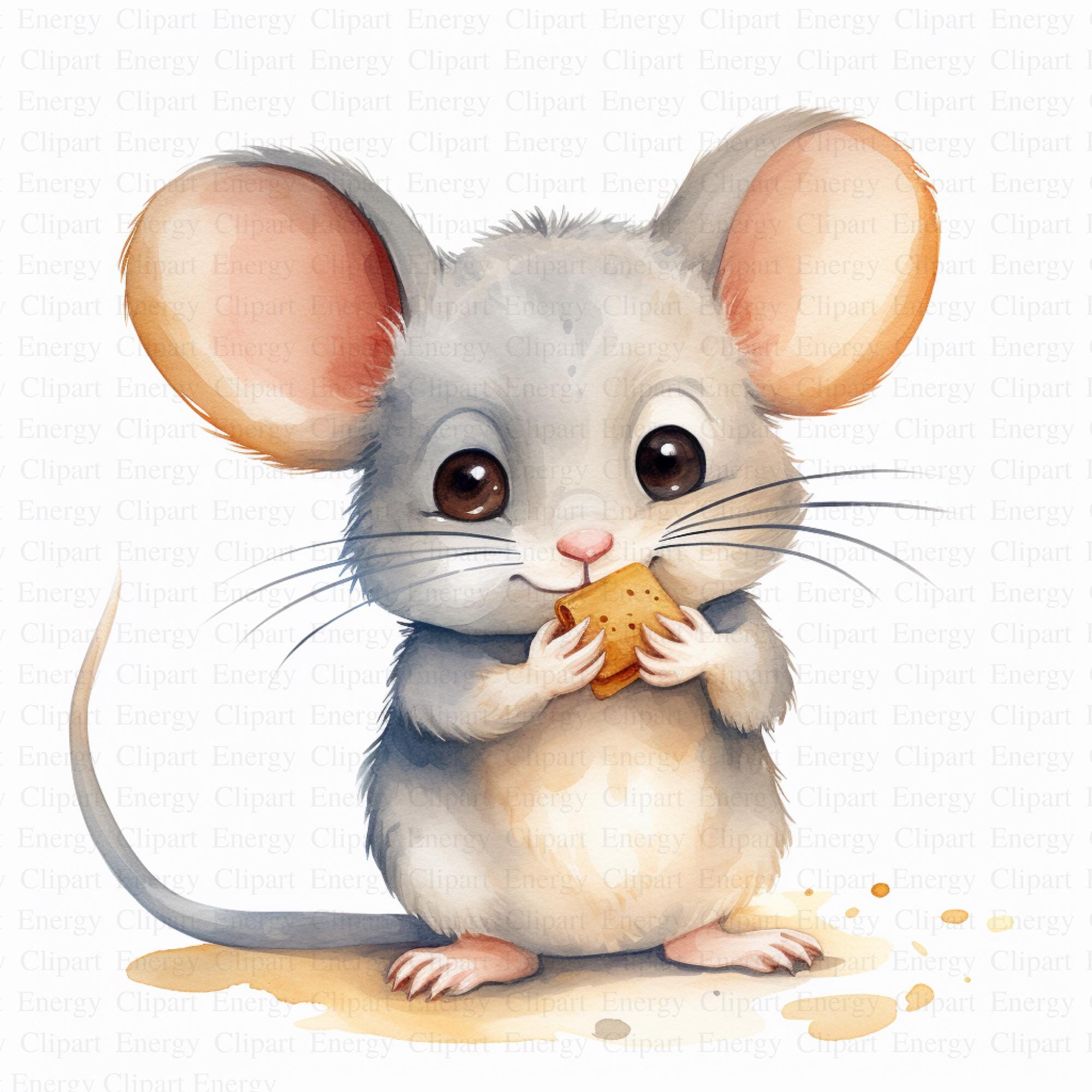 Cute Mouse Clipart | 5 High Quality Jpg's | Digital Download | Mouse ...