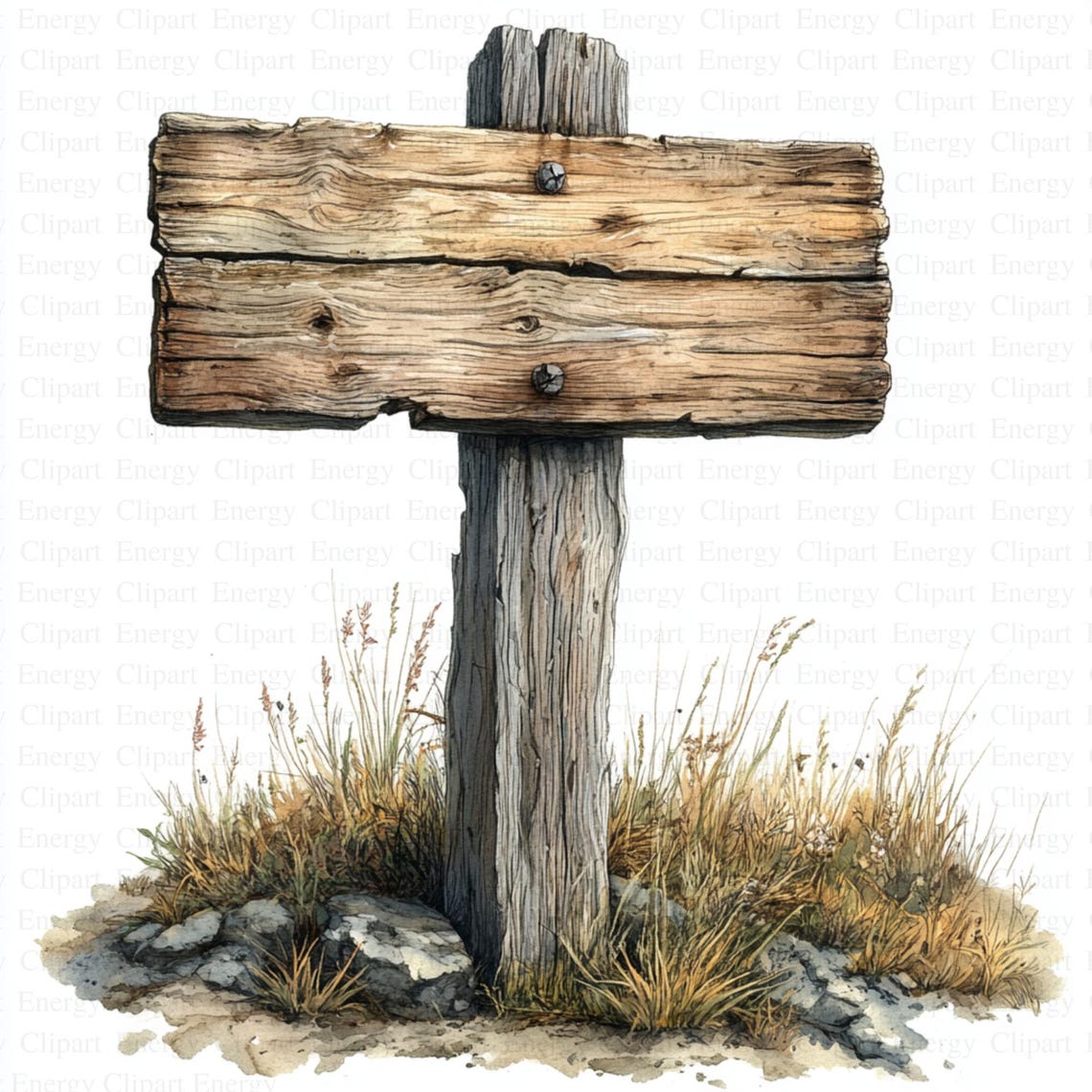 Wooden Sign Clipart | 5 High Quality Jpgs | Digital Download | Junk ...