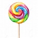 Lollipop Clipart | 5 High Quality Jpg's | Digital Download | Candy ...