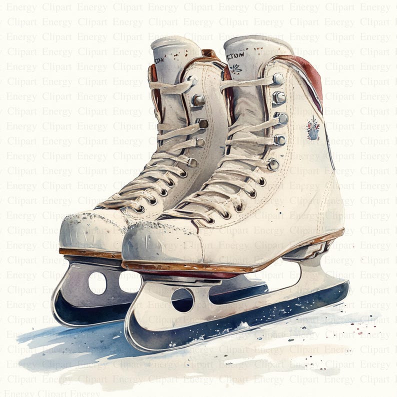 Ice Skates Clipart | 5 High Quality Jpg's | Digital Download | Skates ...