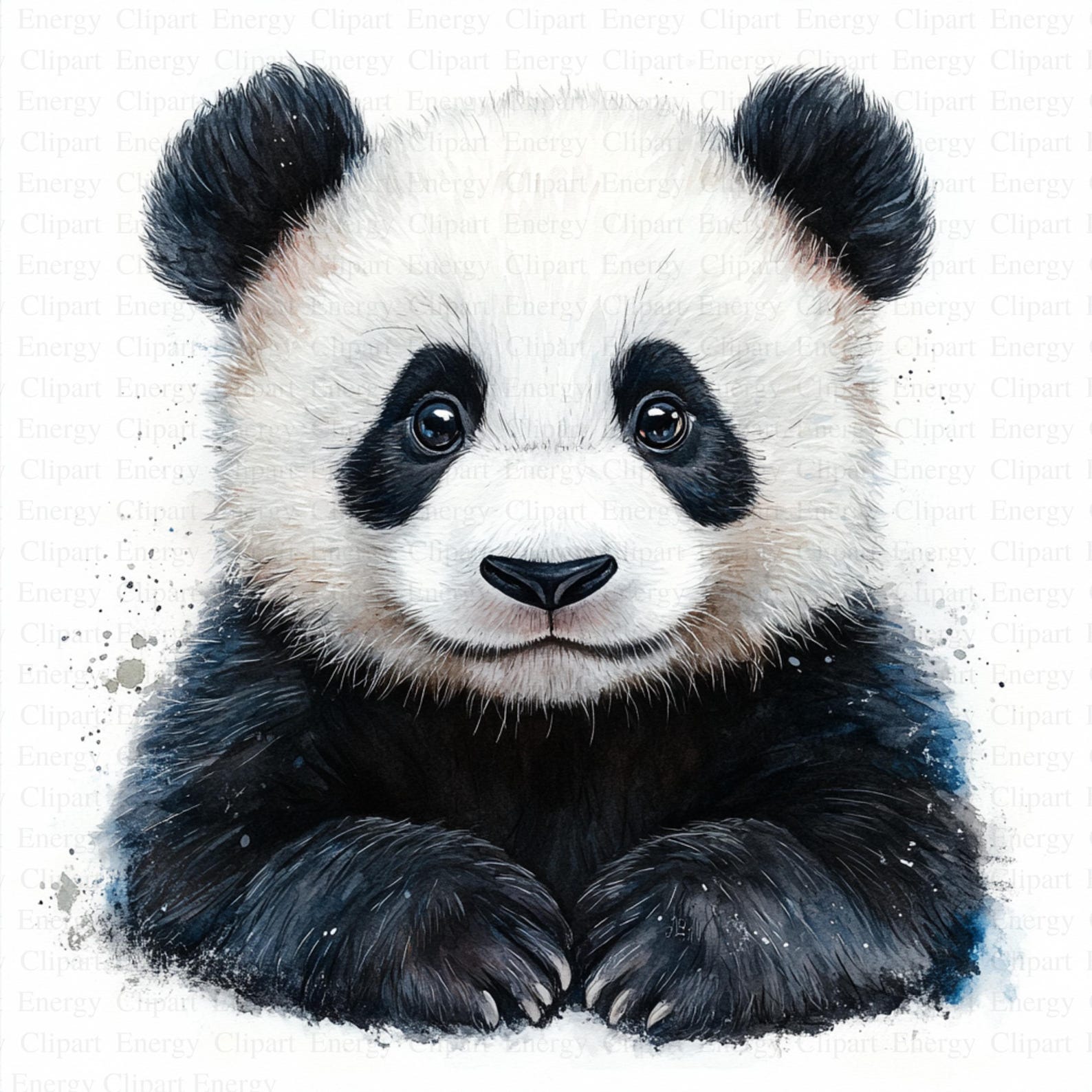 Panda Clipart | 5 High Quality Jpg's | Digital Download | Animal ...