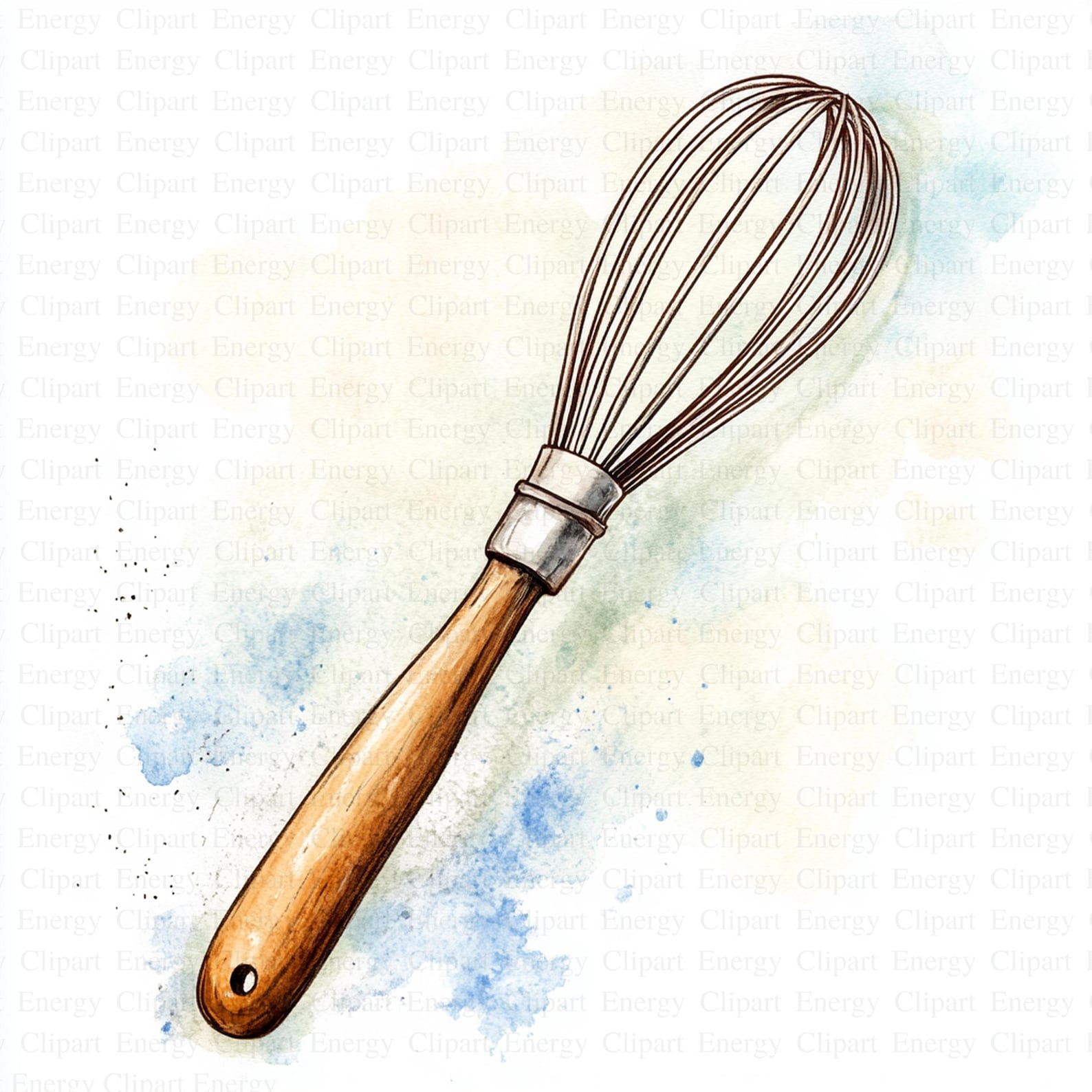 Whisk Clipart 5 High Quality Jpg's Digital Download Baking Tools Art ...