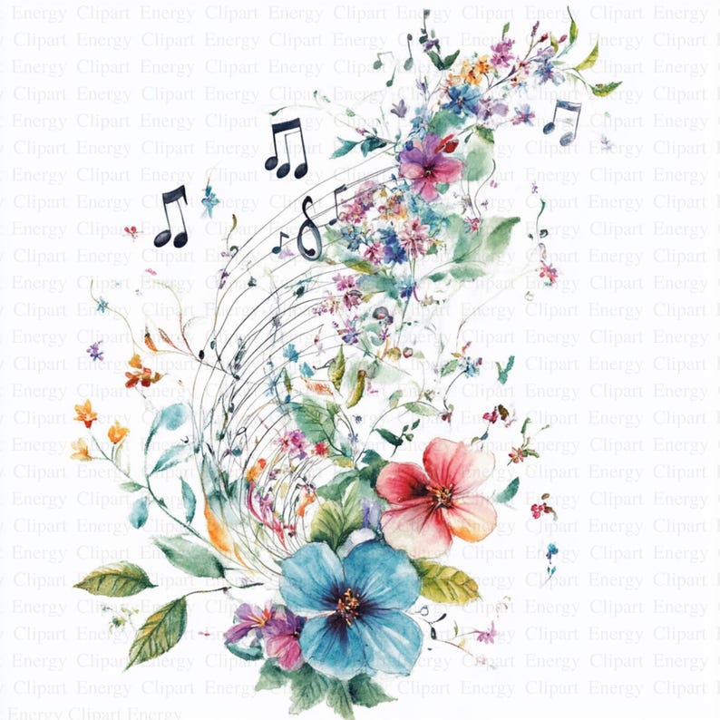 Music Notes Clipart | 5 High Quality Jpgs | Digital Download | Card ...