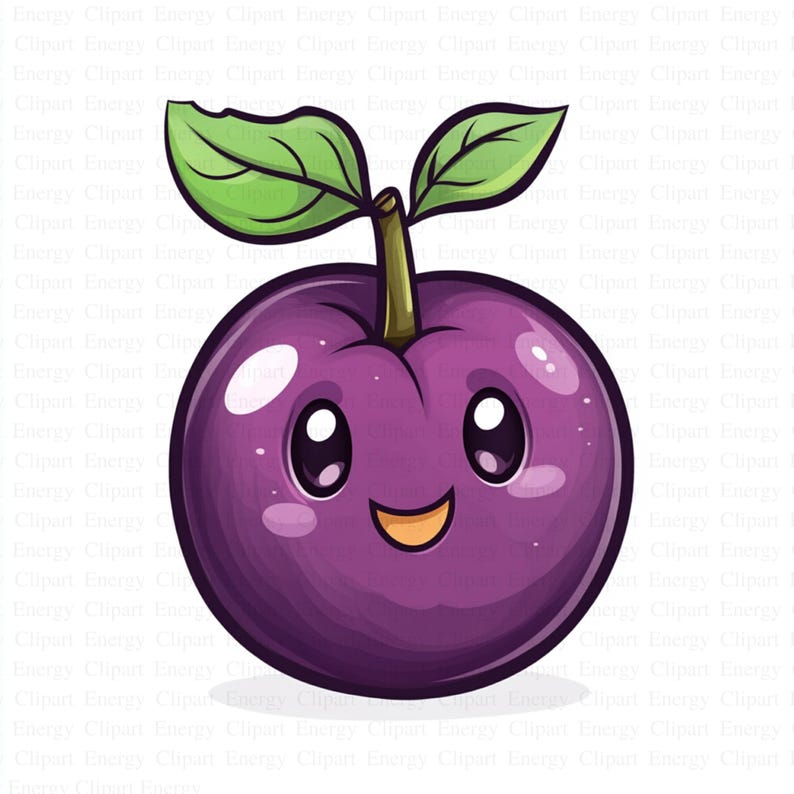 Plum Clipart | 5 High Quality Jpg's | Digital Download | Botanical ...