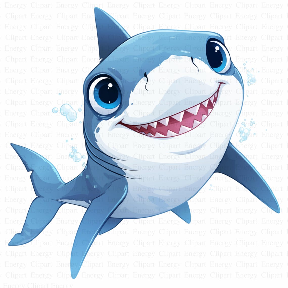 Shark Clipart | 5 High Quality Jpg's | Digital Download | Ocean ...