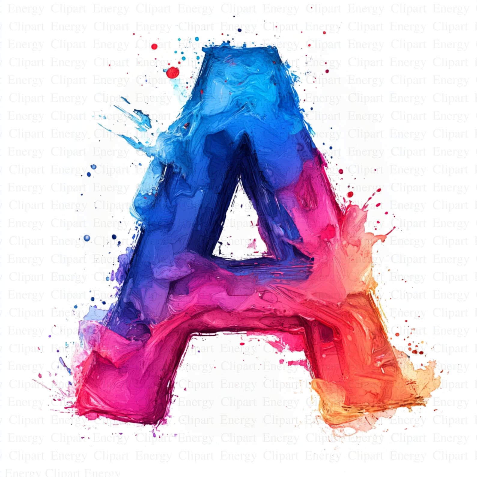 Letter A Clipart | 5 High Quality Jpg's | Digital Download | Initial ...