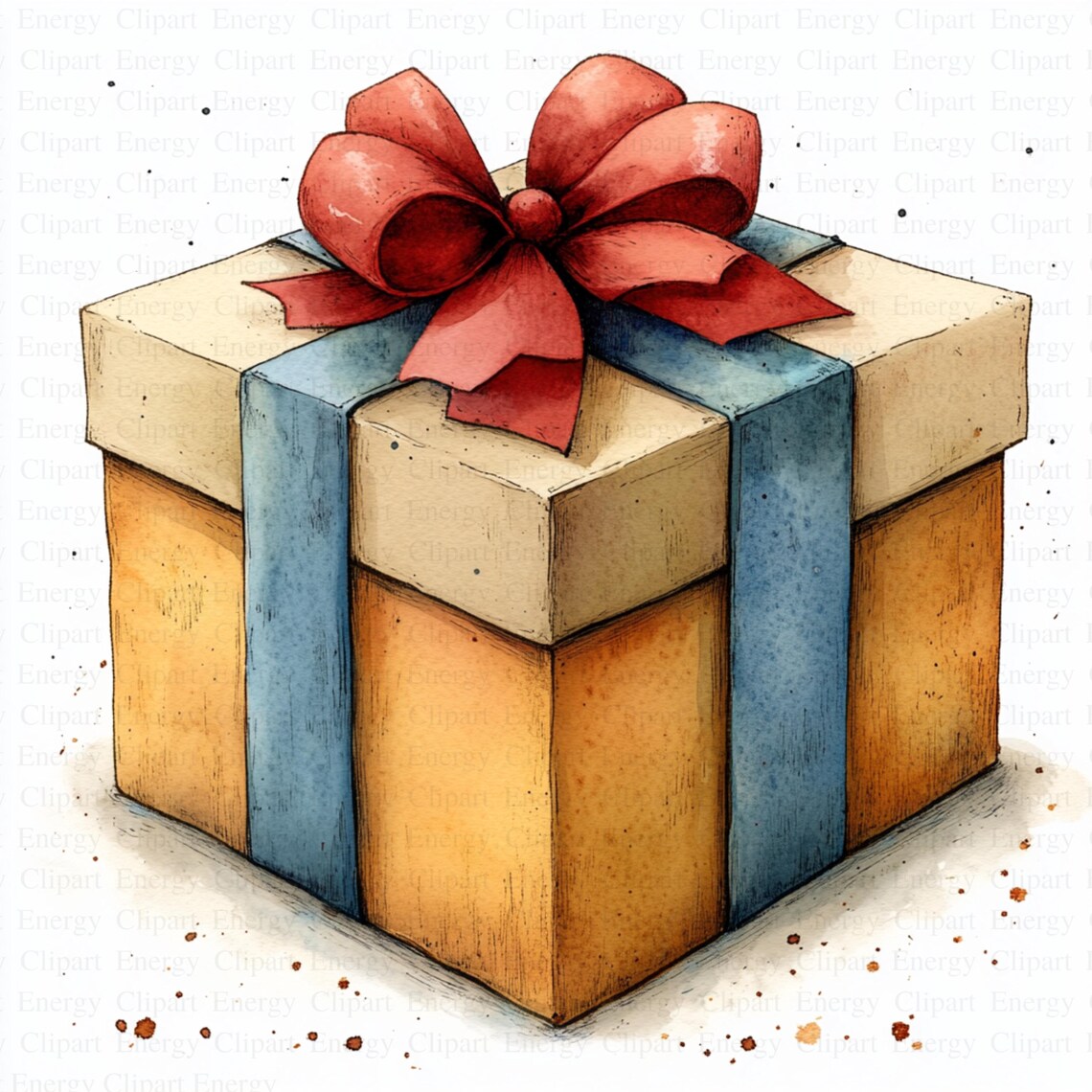 Holiday Presents Clipart 10 Hight Quality Jpg's Digital Download Winter ...