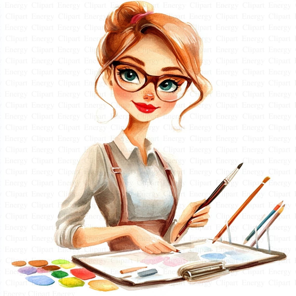 School Teacher Clipart | 5 High Quality Jpg's | Digital Download ...