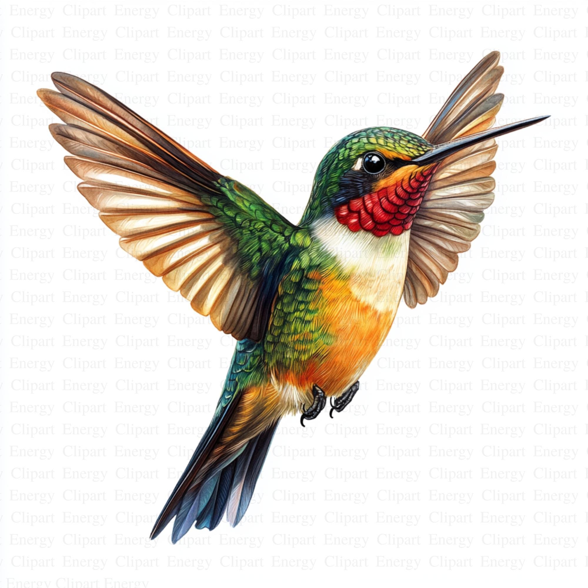 Hummingbird Clipart | 5 High Quality Jpgs | Digital Download | Junk ...