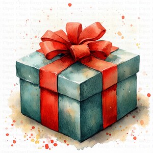 Holiday Presents Clipart 10 Hight Quality Jpg's Digital Download Winter ...
