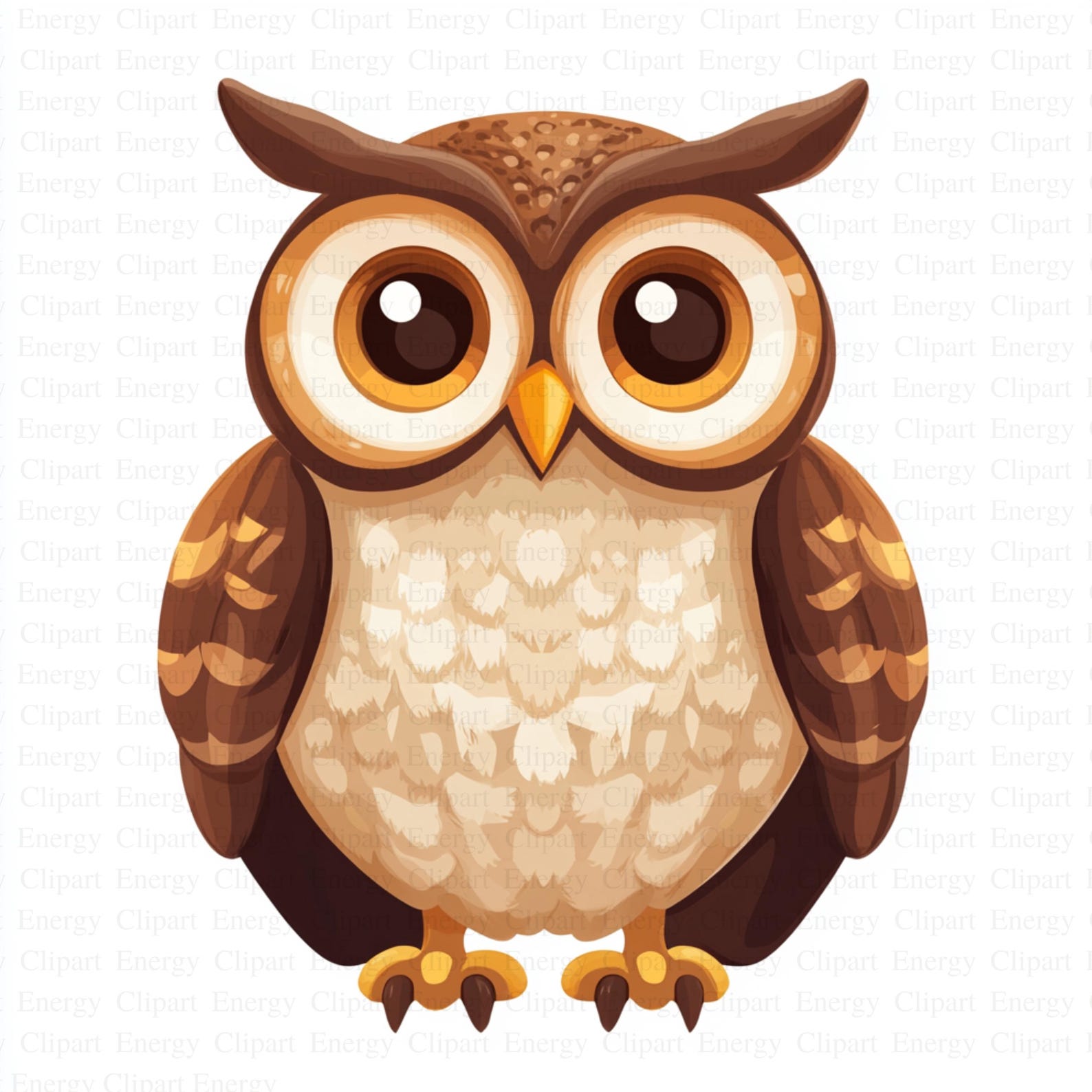 Watercolor Owl Clipart | 5 High Quality Jpg's | Digital Download | Bird ...