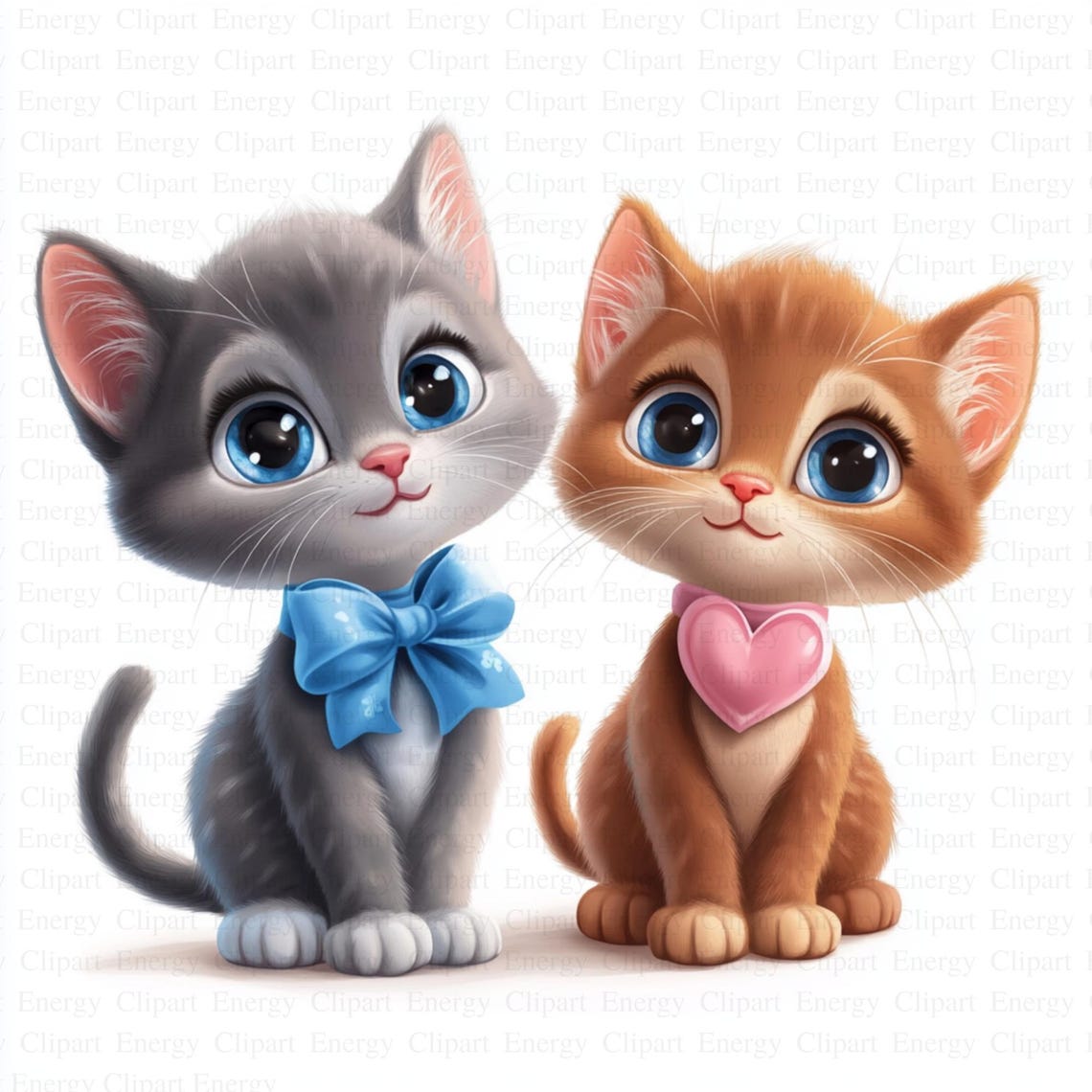 Cat and Kitten Clipart | 5 High Quality Jpgs | Digital Download | Art ...