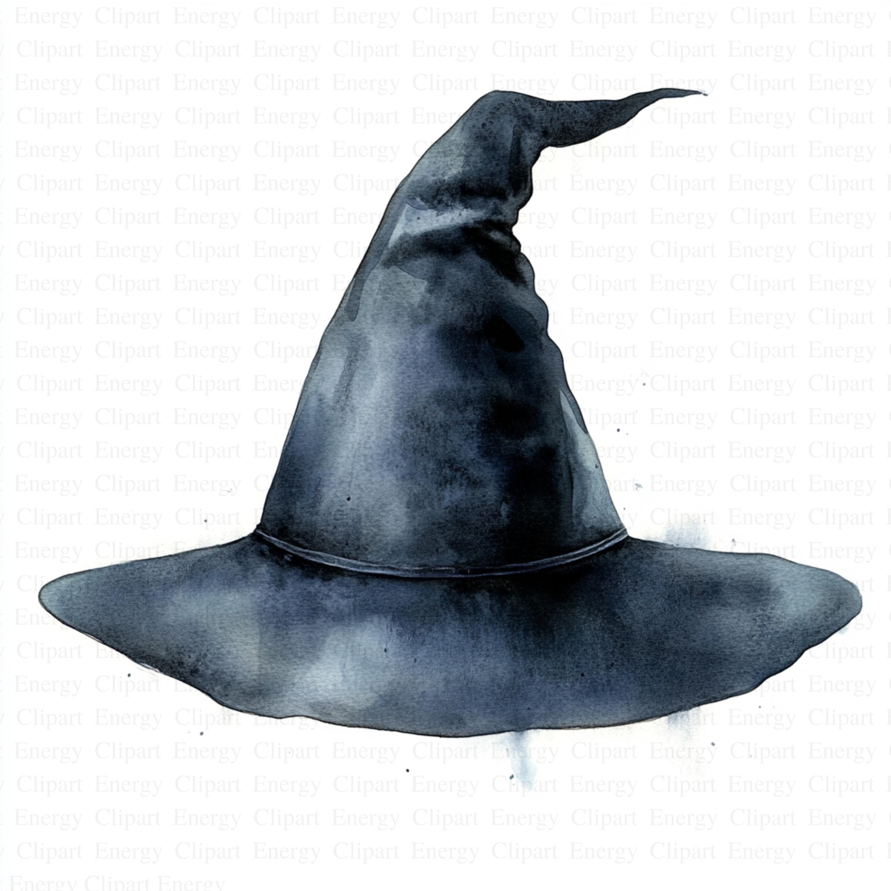 Witch Hat Clipart | 5 High Quality Jpg's | Digital Download | Halloween ...