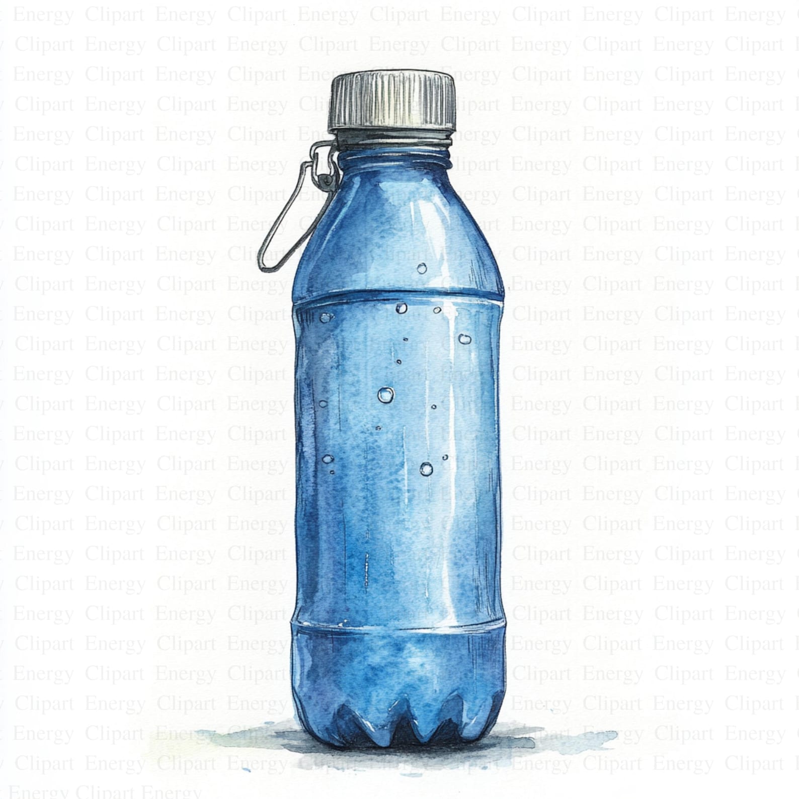 Water Bottle Clipart | 5 High Quality Jpg's | Digital Download ...