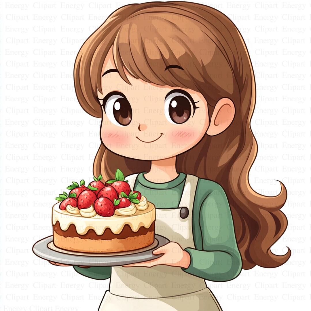 Kawaii Bakery Clipart | 5 High Quality Jpg's | Digital Download | Cute ...