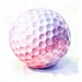 Watercolor Golf Ball Clipart | 5 High Quality Jpg's | Digital Download ...