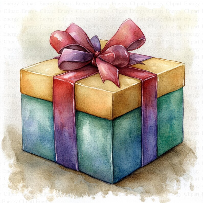 Holiday Presents Clipart 10 Hight Quality Jpg's Digital Download Winter ...