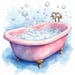Bubble Bath Clipart | 5 High Quality Jpg's | Digital Download | Cute ...