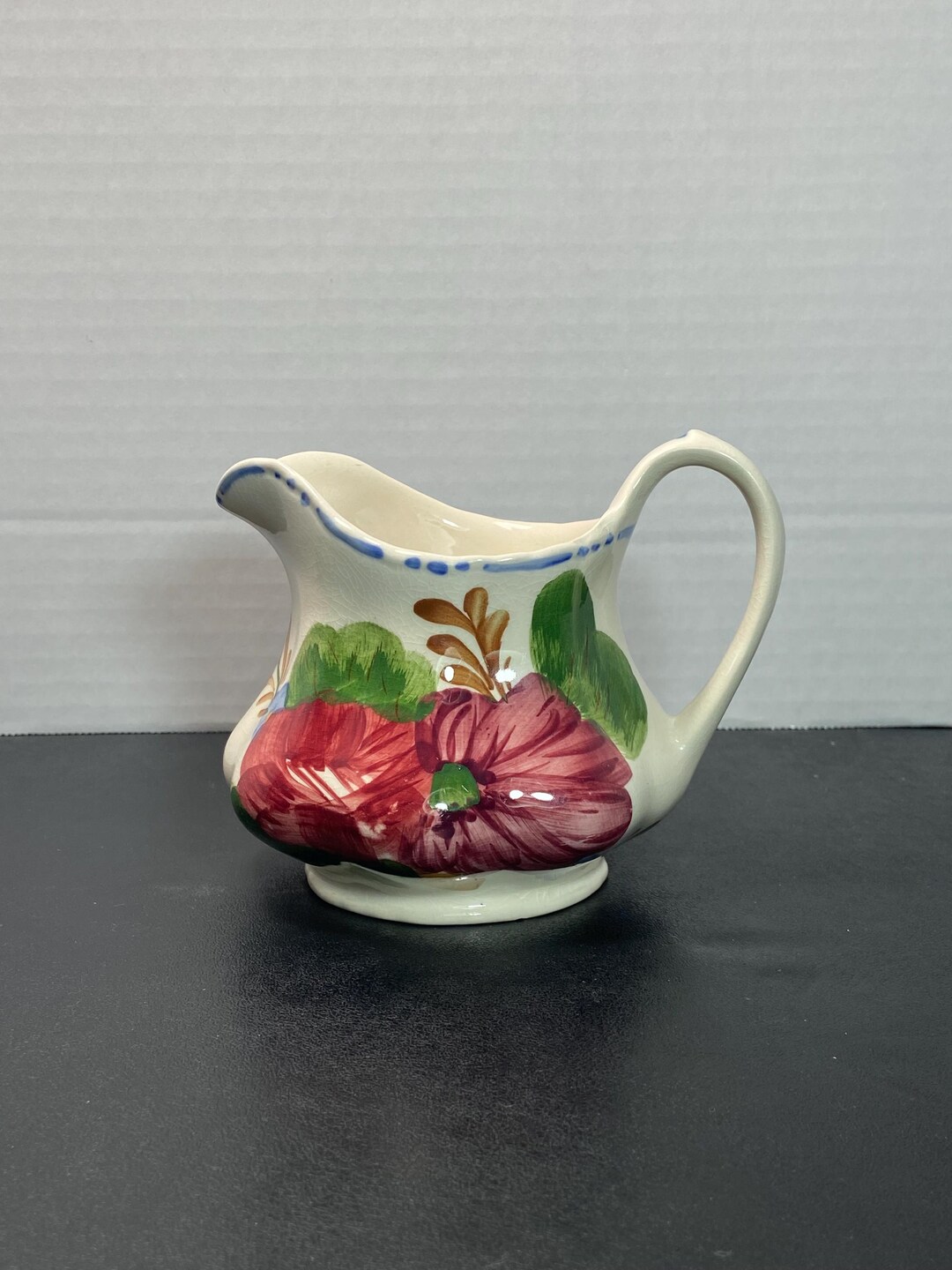 Vintage Simpsons Belle Fiore Chanticleer Ware Fondeville Creamer Floral ...