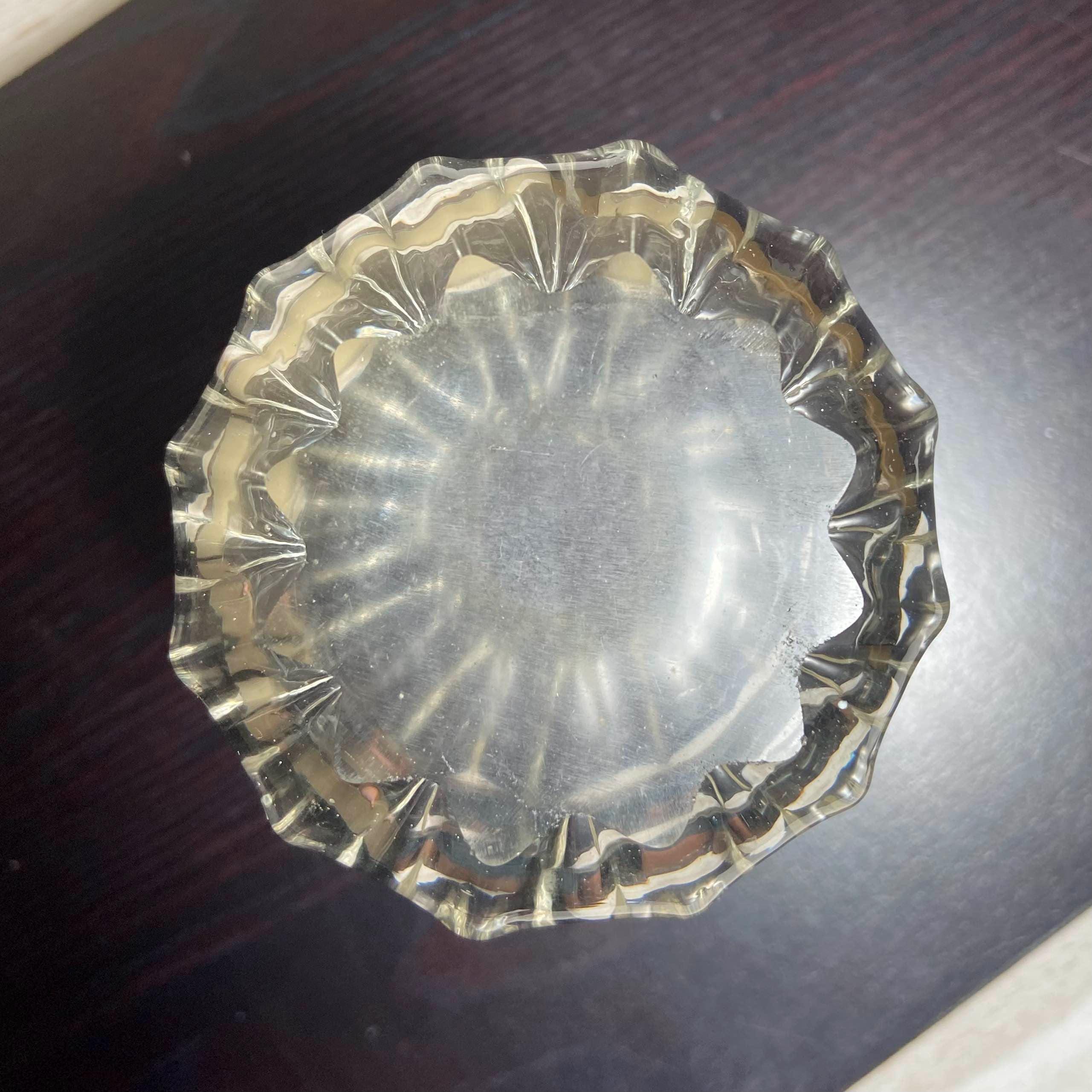 Hand-blown Stretch Glass Pinch Rim Vase, Two’s Company, Unique Look ...