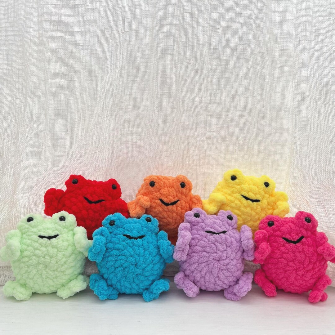 Mini Frog Pocket Pal Crochet Frog Crochet Plushie Arigurumi Frog ...