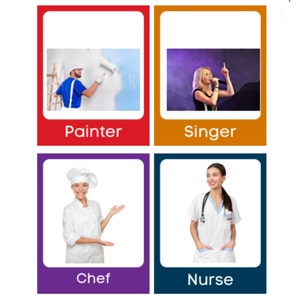 Discover Careers Fun Flashcards for Kids - Etsy