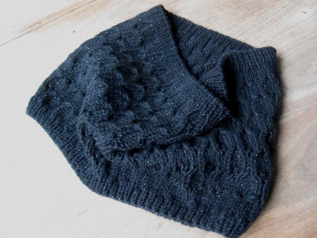 Knit Cowl PDF Pattern Spring Flower Buds Image Easy Knit - Etsy