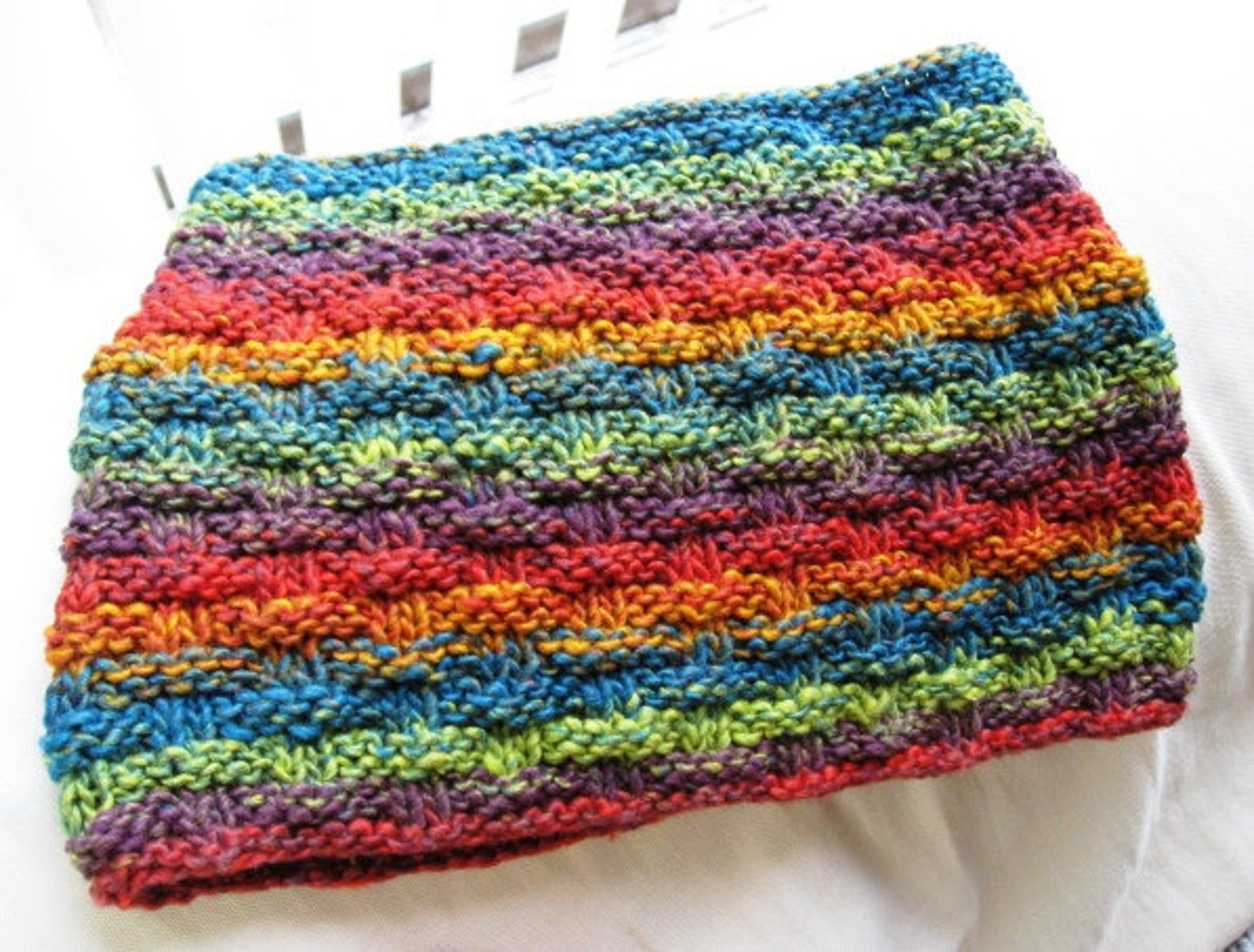 Knit Cowl PDF Pattern, Worsted Weight Yarn, for Easy and Quick Project ...