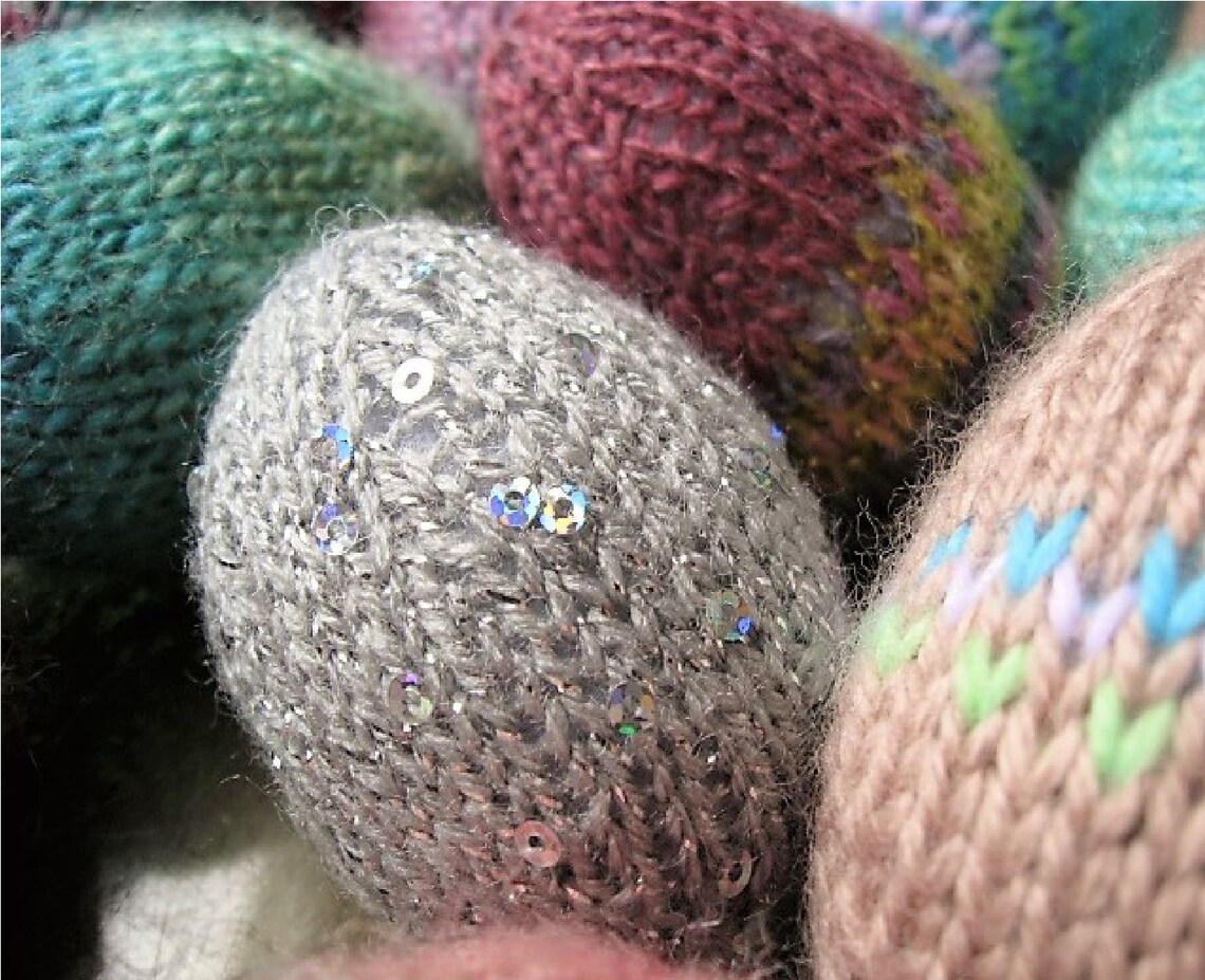 PDF Knit Pattern Knitted Egg Pattern, Easy and Quick Project, Easter ...