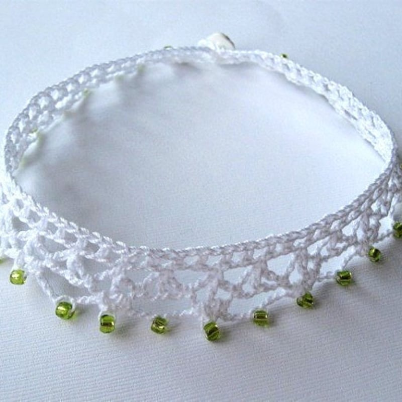 Crochet Choker - Etsy