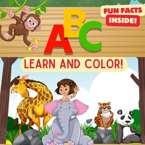 ABC Coloring Book, ABC Coloring Pages, Learn Alphabet, Learn Abcs ...