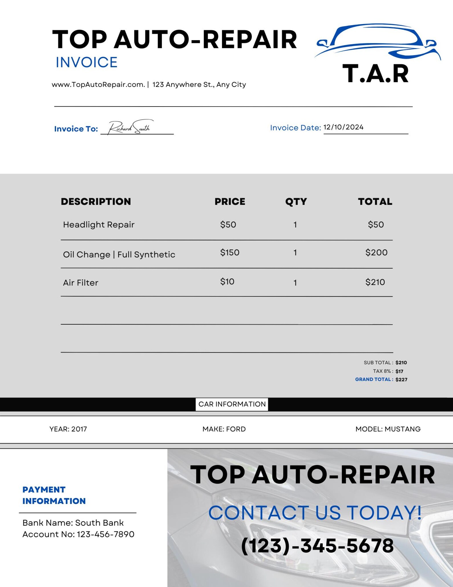 Invoice Template, Receipt Template, Customer Invoice, Receipt Form ...