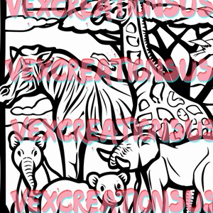 Printable Animal Coloring Pages, Animal Coloring Sheets, Zoo Coloring ...