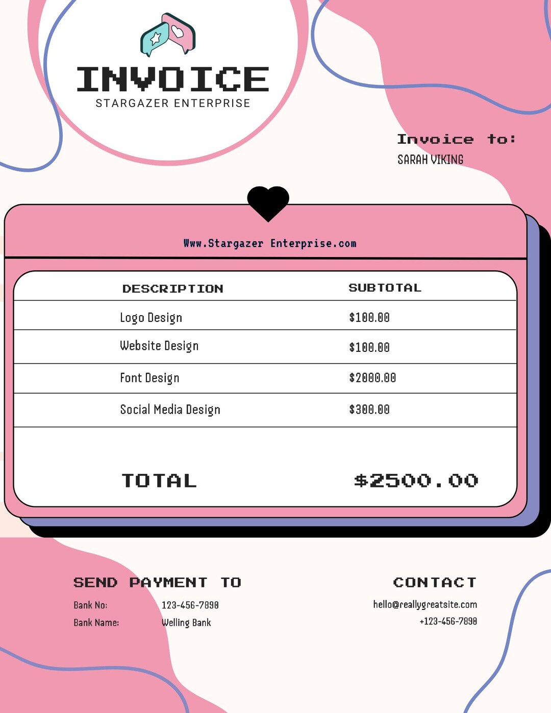 Invoice Template, Receipt Template, Receipt Form, Editable Invoice ...