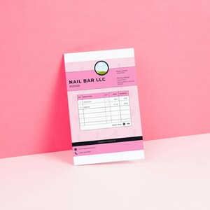 Invoice Template, Canva Template, Receipt Template, Digital Print ...