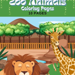 Printable Animal Coloring Pages, Animal Coloring Sheets, Zoo Coloring ...