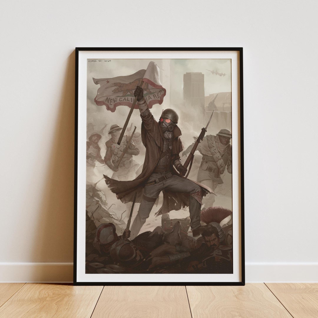 Fallout Poster | New Vegas NCR | Wall Art Print | Gift for Gamers ...