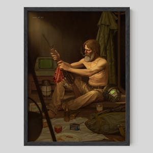 Fallout New Vegas Poster: Randall Clark, Survivalist Rifle Art Print - Etsy