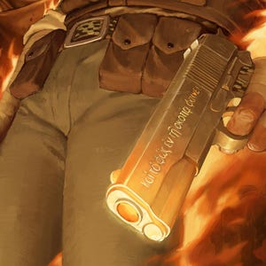 Fallout Poster | New Vegas Joshua Graham | Wall Art Print | Gift for ...