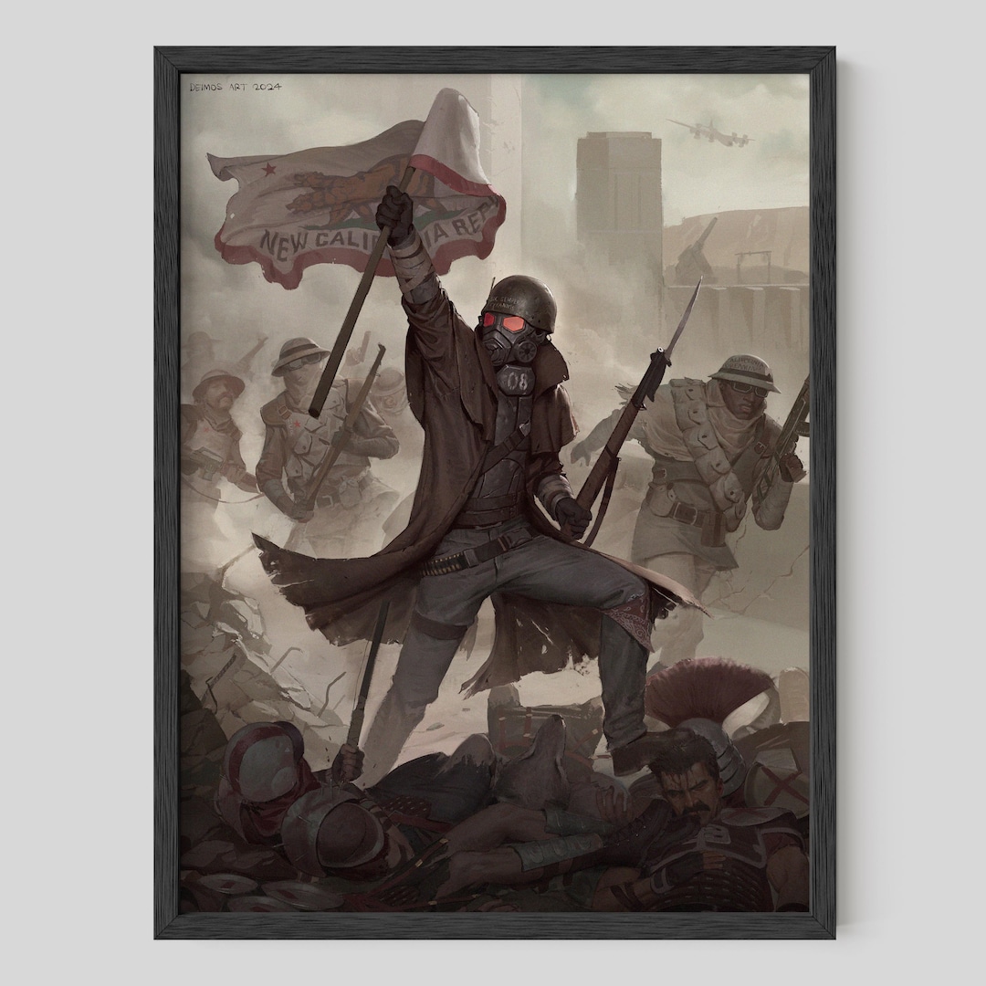 Fallout New Vegas Poster: New California Republic/ncr Art Print - Etsy