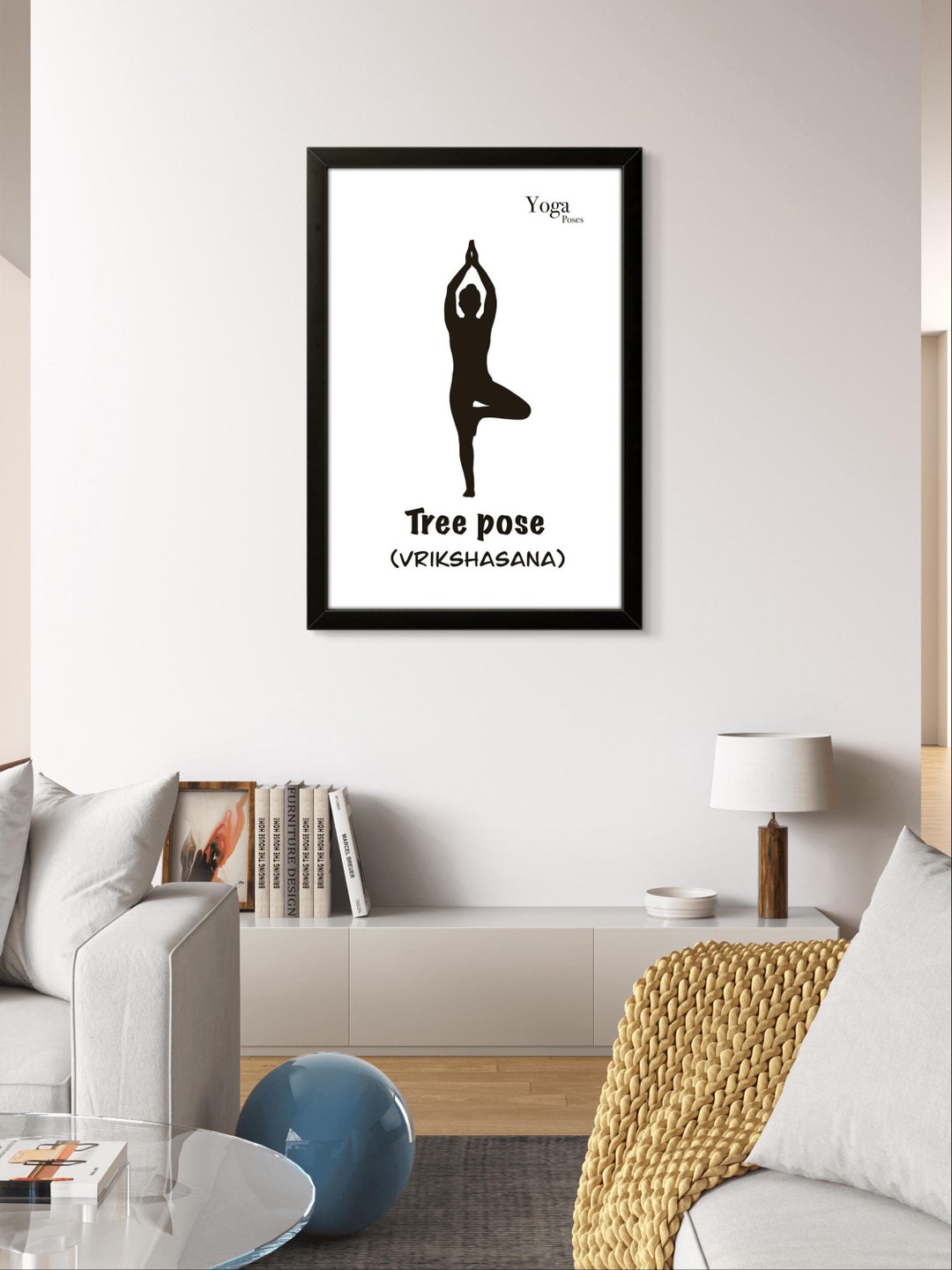 This Digital Download of the Yoga Tree Pose. Perfect for Inspiration ...
