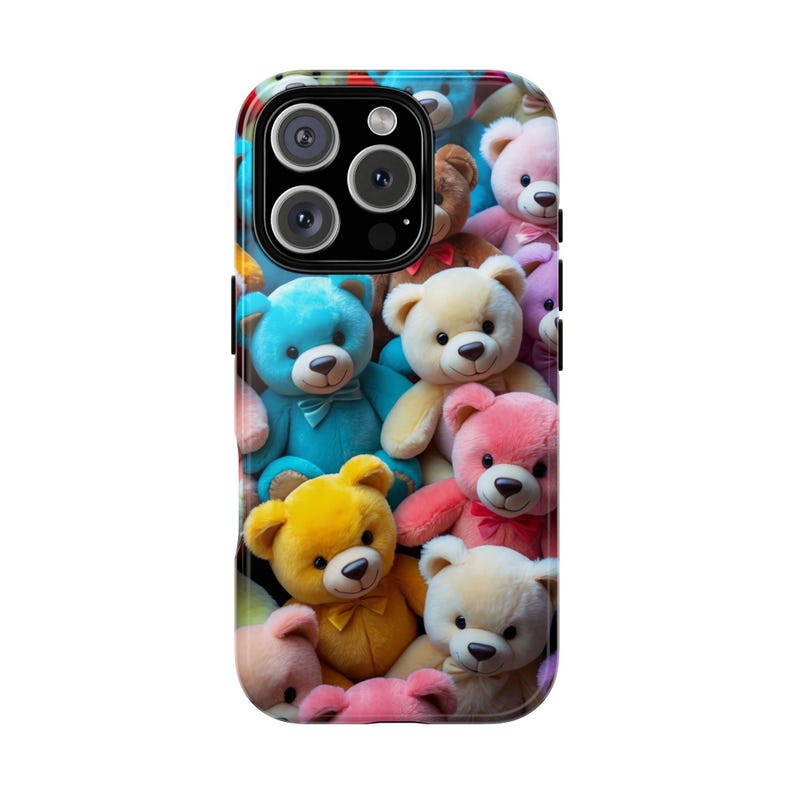 Stuffed Animals Tough Phone Case, Teddy Bears Design, Iphone, Galaxy ...
