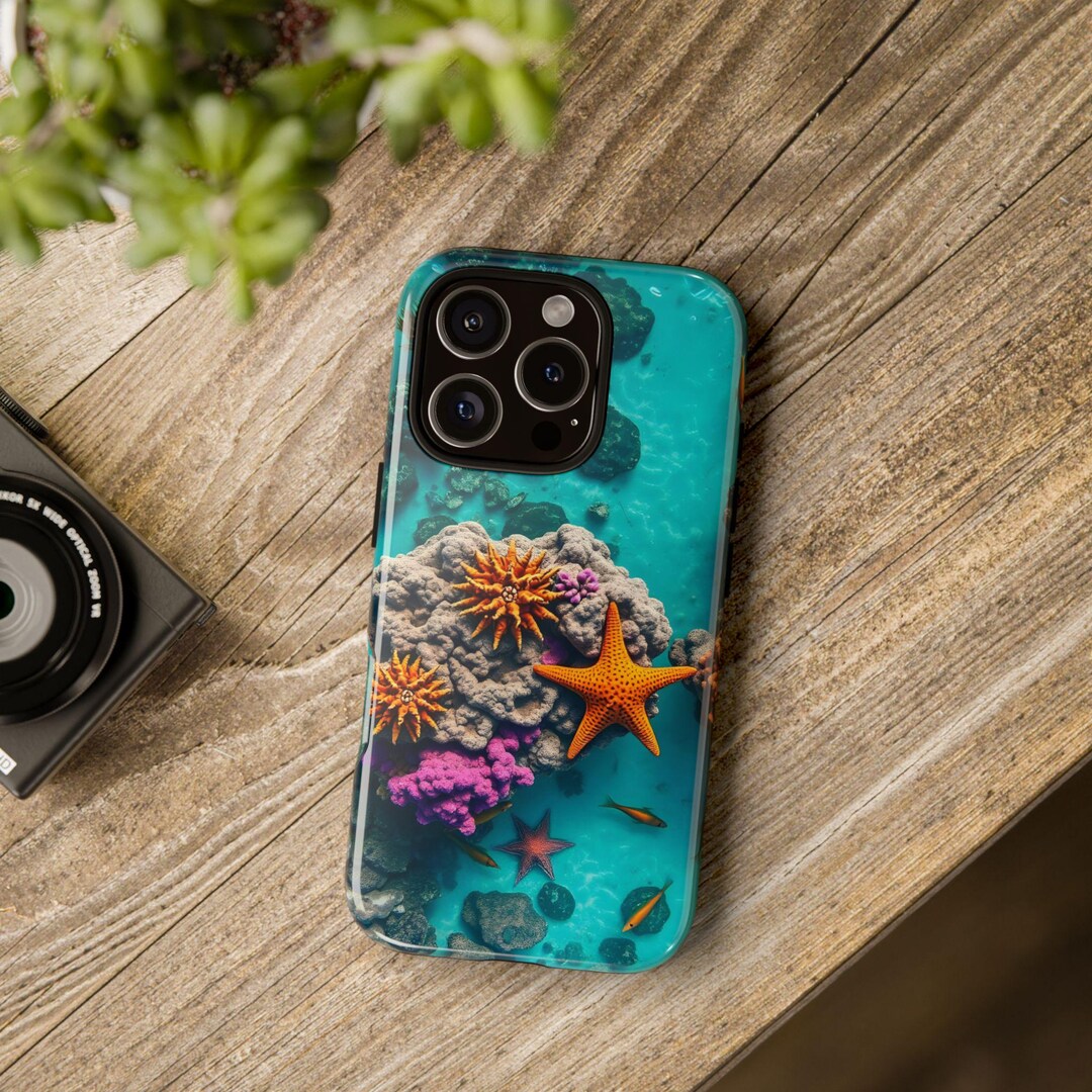 Marine Life Phone Case: Crystal Clear Underwater Design, Glossy Tough ...