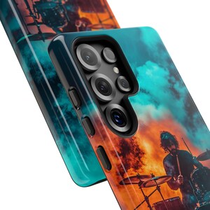 Drummer Tough Cases, Band Drummer Gift, Rock Music Phone Cover, Drummer ...